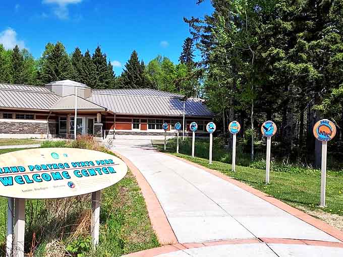 Gateway to wonder: Grand Portage State Park's welcoming visitor center offers a first taste of the natural and cultural treasures awaiting discovery.