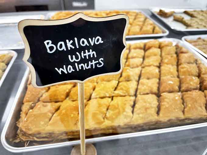 Baklava with walnuts: where layers of phyllo, honey, and nuts create a dessert so perfect it deserves its own holiday.
