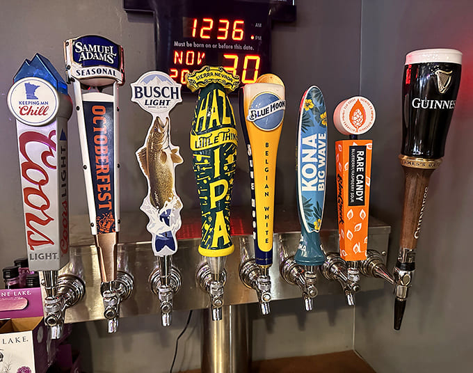 Beer Taps: A surprising selection of local and craft beers proves The Park Cafe understands that sometimes pie pairs perfectly with a cold one.
