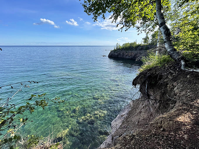 Impossibly clear waters reveal Lake Superior's secrets beneath the surface, a window into an underwater world.
