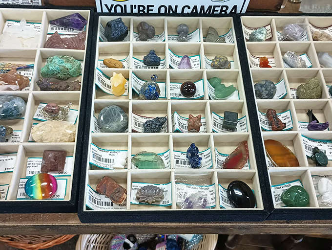 Earth's natural treasures displayed like candy &ndash; these crystals and minerals offer both geological fascination and metaphysical possibilities for the spiritually curious.