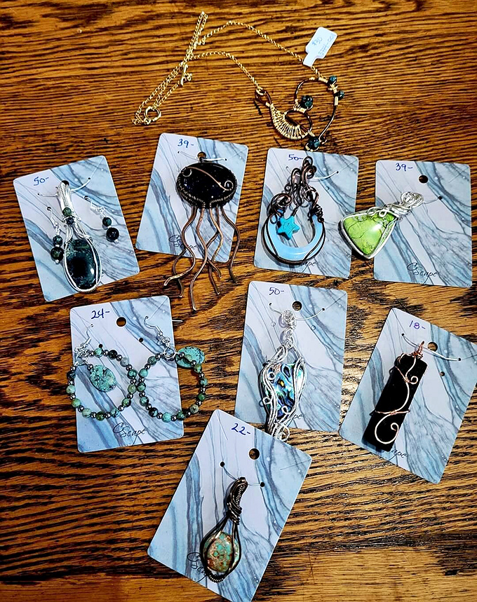 Artisan jewelry catches the light and the eye &ndash; these aren't mass-produced trinkets but miniature sculptures designed to adorn and delight.