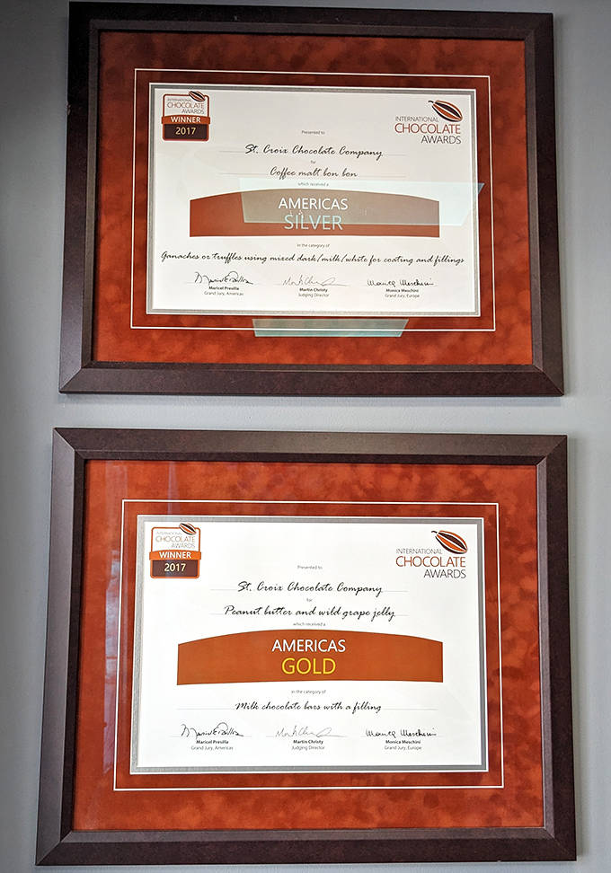 Award-winning excellence on display&mdash;these international accolades prove that world-class chocolate can come from small-town Minnesota.