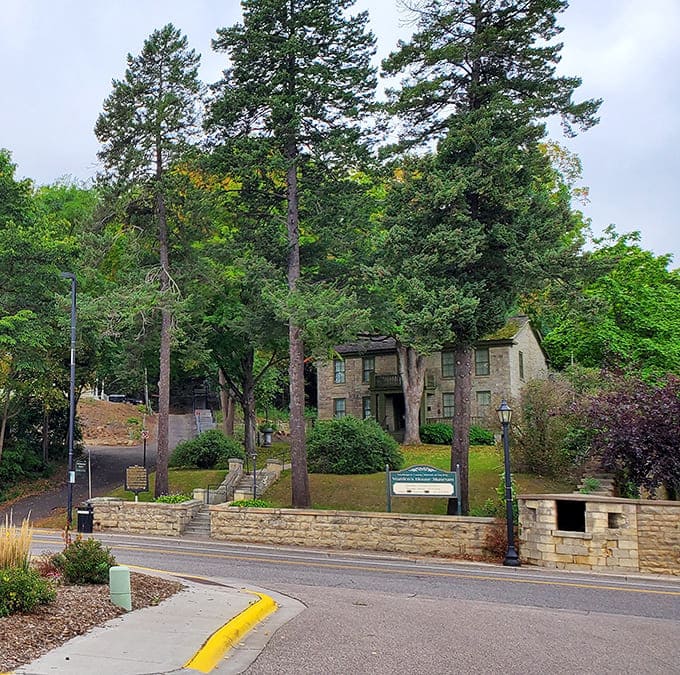 Nestled among towering pines, the stately stone residence offers a picturesque glimpse into Minnesota&rsquo;s frontier and correctional history.