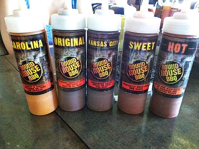 The sauce lineup &ndash; from Carolina tang to Kansas City sweetness &ndash; stands ready to enhance your barbecue experience, not mask it.