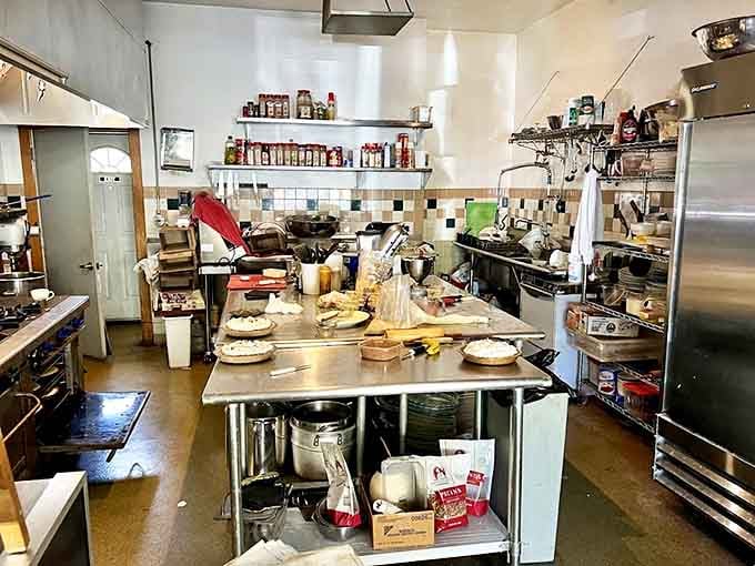 Behind every perfect pancake is a kitchen where breakfast magic happens, efficiency in motion with no wasted movements.