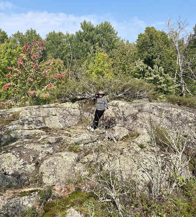 Ancient rock formations create natural observation platforms, perfect for surveying the landscape from a perspective millions of years in the making.