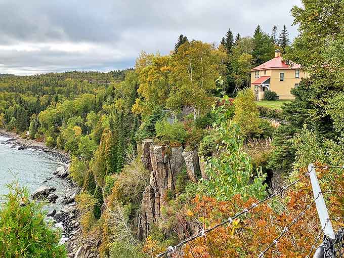 Cliffside living: This historic keeper's house enjoys what might be Minnesota's most dramatic real estate location.
