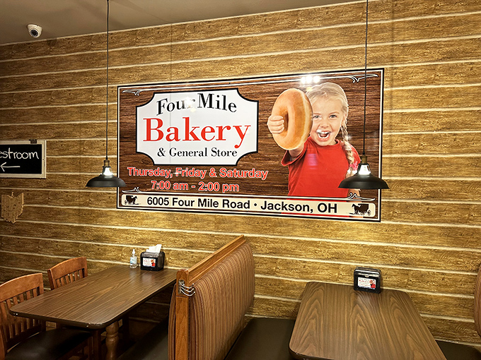 The indoor signage tells you everything you need to know &ndash; when to come, what to expect, and why you'll be back again.