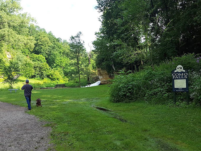 Como Falls welcomes visitors with its modest charm &ndash; no gift shops or ticket booths, just pure natural splendor waiting to be discovered.