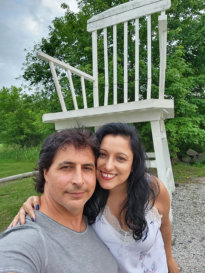 Visitors create memories that last far longer than the brief stop &ndash; "Remember when we found that giant chair in Ohio?"