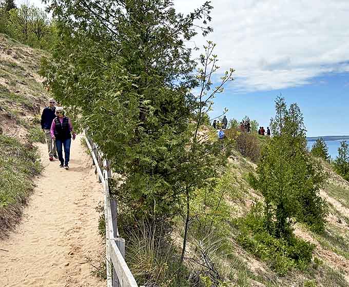 Fellow adventurers making the pilgrimage toward views that'll have them questioning why they don't live closer to this spectacular slice of Michigan.