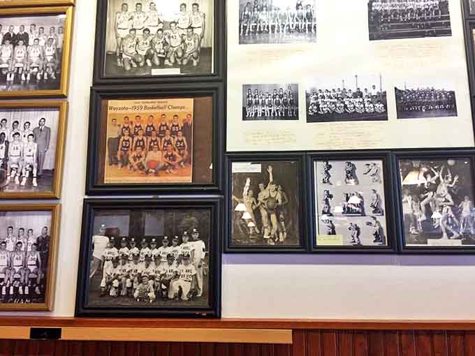 Sports memorabilia adorns the walls, telling stories of local triumphs and heartbreaks that every Minnesotan knows by heart.