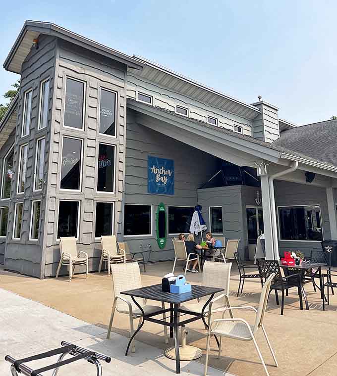 Anchor Bay's waterfront location offers dining with a view, where good food and relaxed atmosphere combine for the perfect meal after exploring.