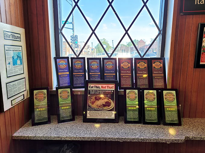 Those awards didn't appear by accident &ndash; they're trophies earned through decades of consistent pizza excellence.