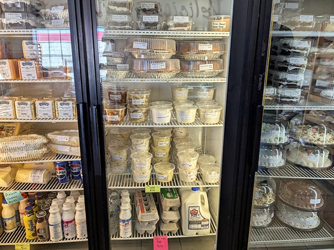 The refrigerated case &ndash; where cream pies and other chilled delights await their moment in the spotlight.