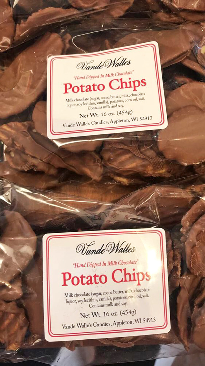 Chocolate-covered potato chips &ndash; the sweet-salty innovation that proves Vande Walle's understands that sometimes the best flavor combinations break all the rules.
