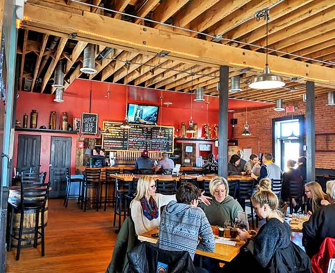 A celebration in progress &ndash; at Crawfish Junction, every birthday, anniversary, and Tuesday feels worth commemorating.