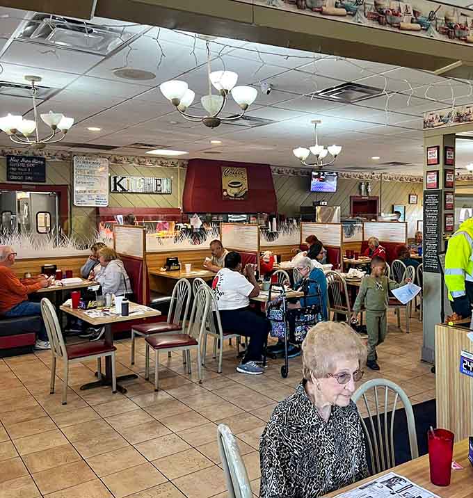 Regulars and newcomers alike fill the tables, united in their appreciation for food made right and served with genuine warmth.