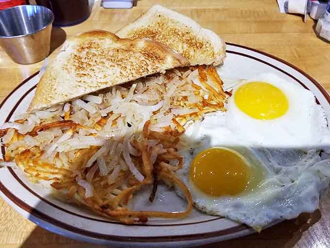 These hash browns aren't just a side dish &ndash; they're the runway that helps your breakfast take flight, golden and crispy in all the right places.