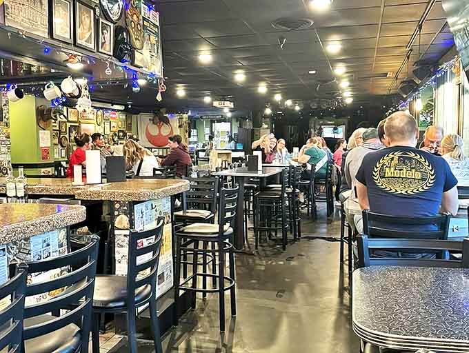 Happy faces and full plates &ndash; the universal language of barbecue satisfaction spoken fluently at every table.