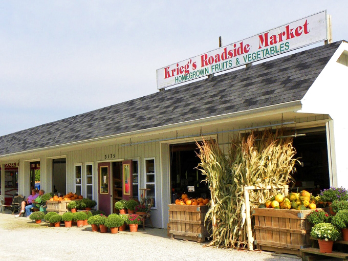 Krieg's isn't just selling produce&mdash;they're offering edible souvenirs from Ohio's fertile soil, complete with seasonal decorations.