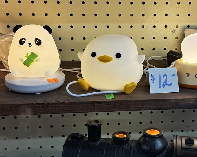 Quirky night lights with personality – these adorable animal-shaped lamps bring whimsy and gentle illumination to any child's bedroom.