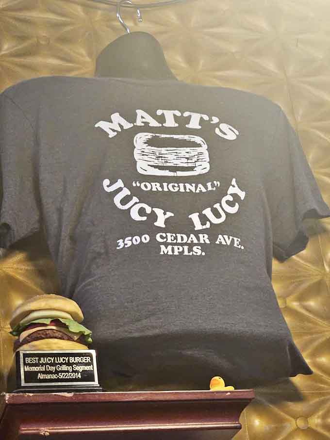 Wear your allegiance proudly with official merch, because once you've had the Jucy Lucy, you're part of the club.