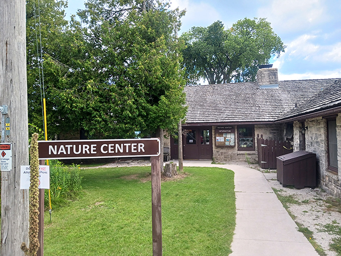 The Nature Center welcomes curious minds to discover the park's secrets, without the pop quizzes that made school nature lessons stressful.