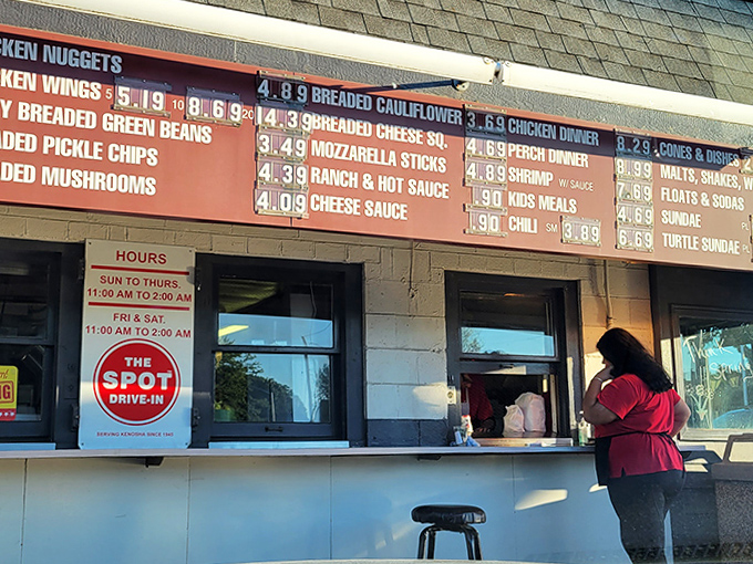 The full spread of offerings &ndash; from breaded mushrooms to turtle sundaes, comfort food is the name of the game.