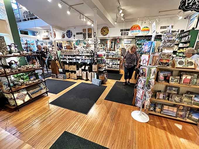 Beyond pretzels, the shop offers local treasures and souvenirs, creating a complete northern Michigan experience under one roof.