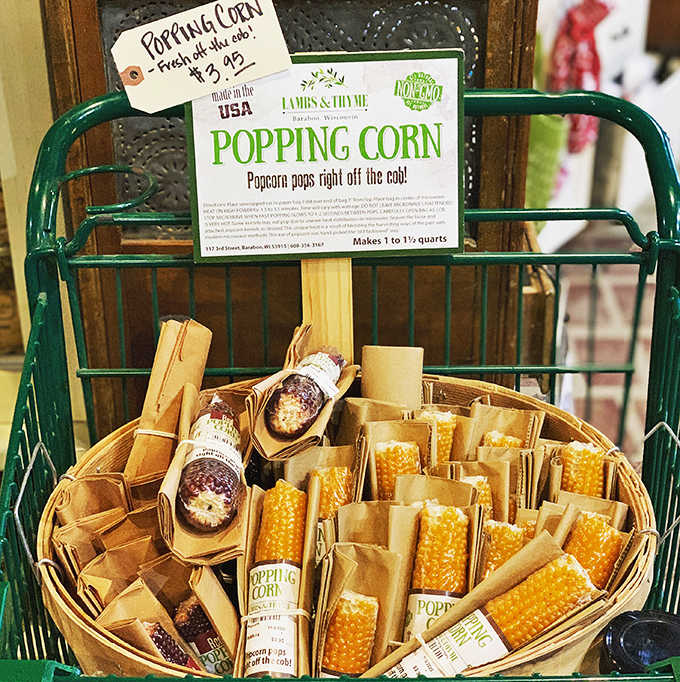 Farm-fresh innovation! These packets of popping corn offer a taste of authentic country goodness that microwave varieties can only dream about.
