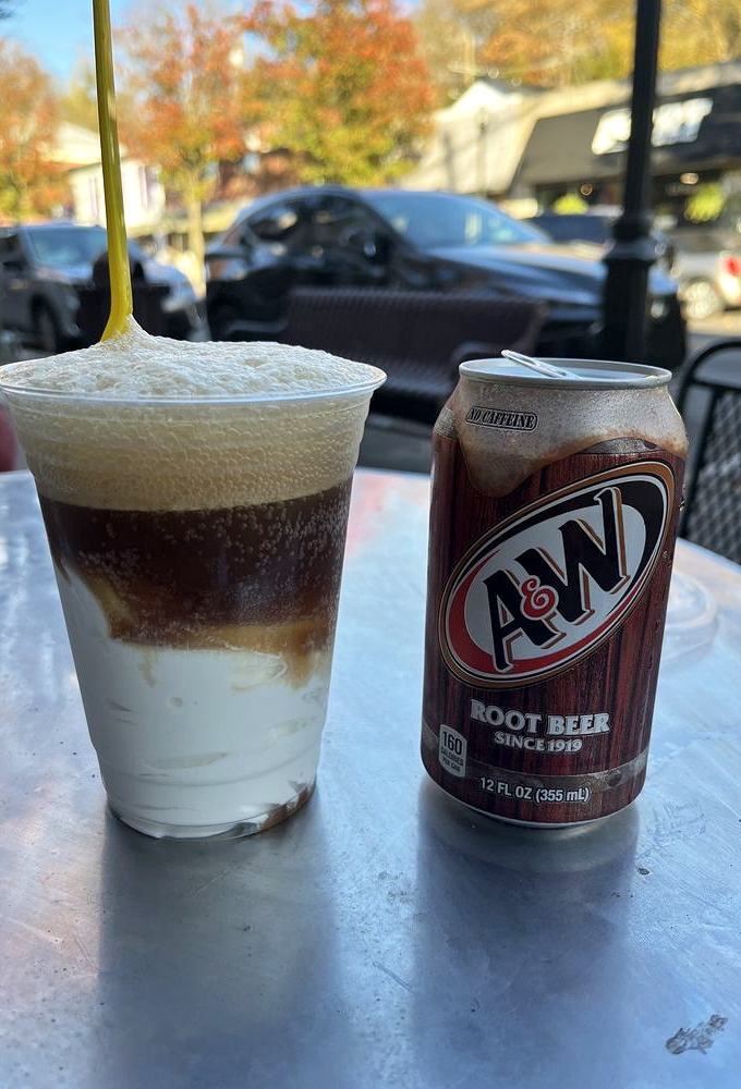 Root beer float nirvana achieved! The foam crown atop this royal treat proves some traditions never need updating, just appreciating.
