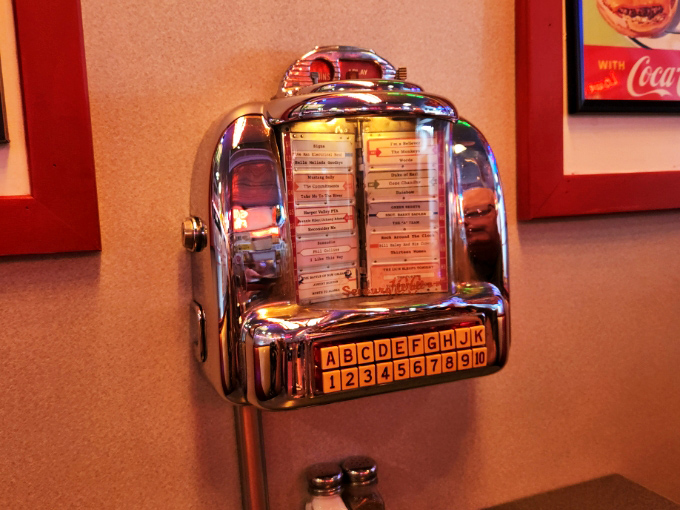 This tabletop jukebox selector is the 1960s version of a playlist &ndash; except you had to actually get up when you wanted to skip a song.