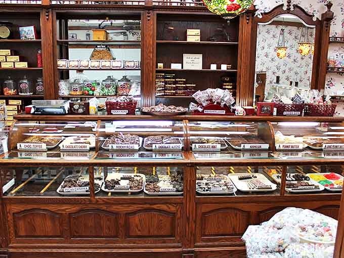 Display cases lined with temptation &ndash; each shelf a new opportunity to abandon dietary restraint in spectacular fashion.