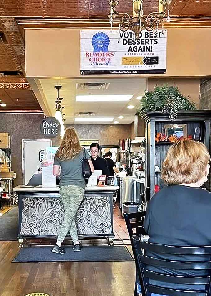 Award-winning desserts aren't just claims here &ndash; they're proven facts, as the blue ribbon proudly displayed above the bustling service area attests.