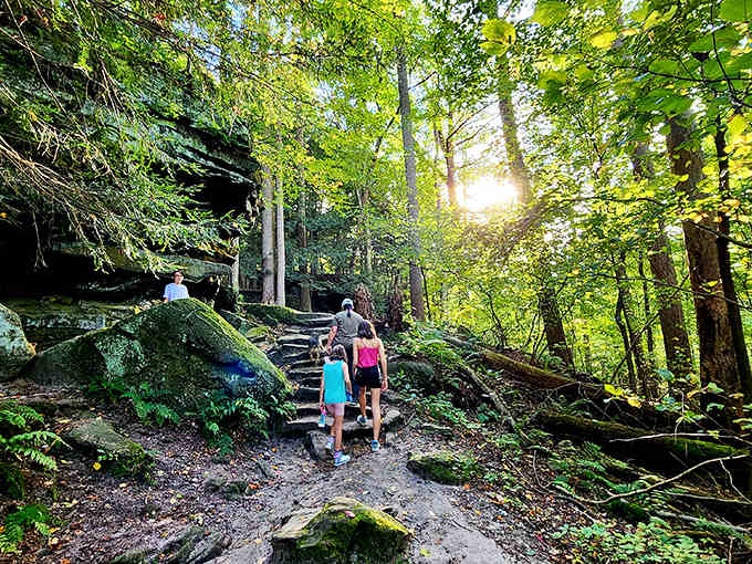 Families discover that the best screen time happens when there's no screen at all &ndash; just steps, stones, and shared wonder.