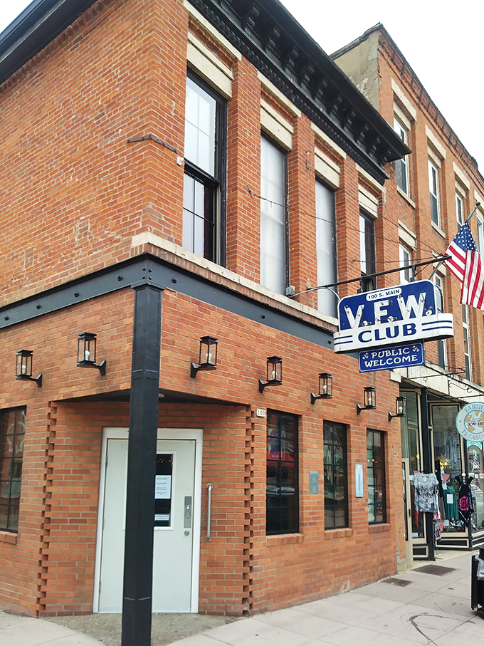 VFW Grant's Bivouac: Veterans gather in this historic building, continuing a tradition of service and community that dates back to Civil War days.