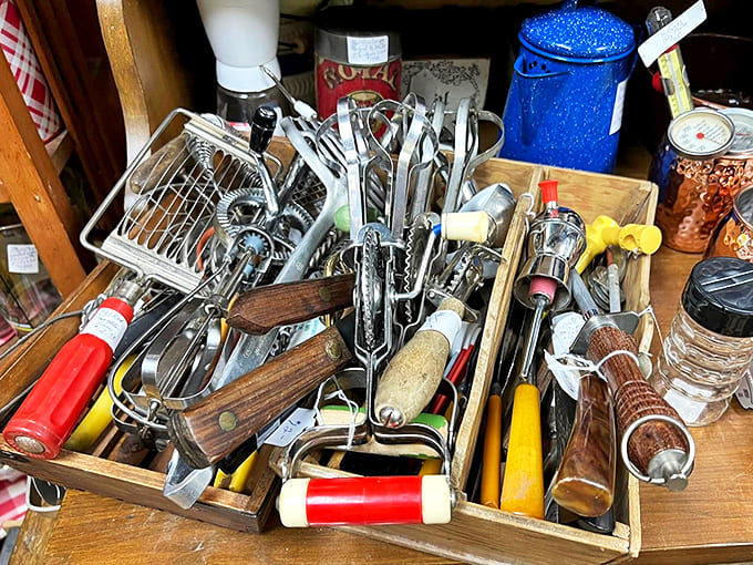 Kitchen gadgets from when cooking required upper body strength &ndash; implements that would confuse a modern chef but delight a culinary historian.