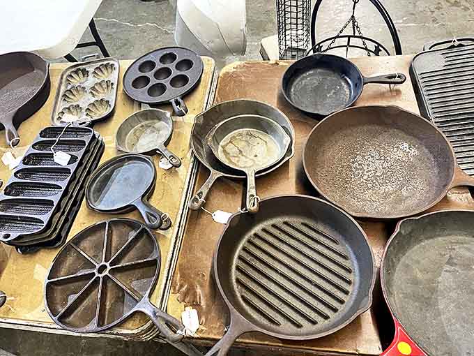 Cast iron cookware that's outlived several generations of cooks. These pans don't just fry eggs&mdash;they connect you to culinary history.