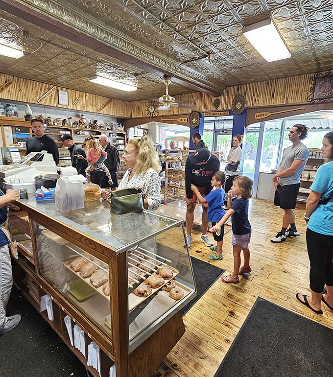 The morning rush at Roers shows this isn't just a bakery&mdash;it's a community gathering spot where locals start their day right.