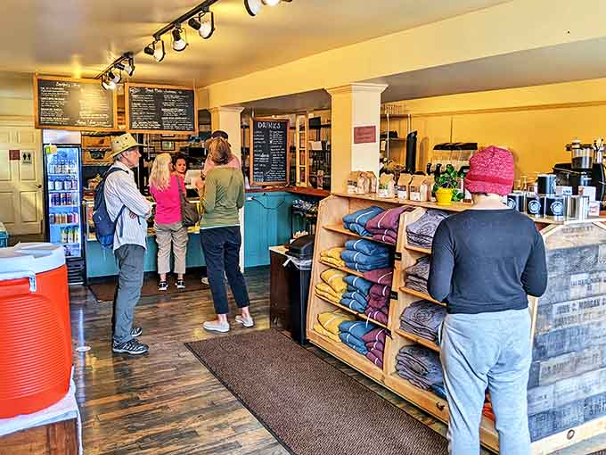 The caf&eacute; hums with the energy of people who know they've found something special &ndash; a community formed around the universal language of exceptional food.