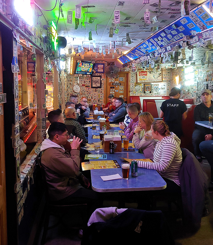 The weekend crowd packs in elbow-to-elbow, proving great food brings people together like nothing else &ndash; except maybe the shared hunt for the last french fry.