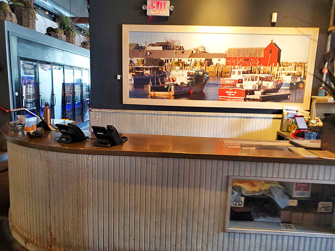 The front desk welcomes you with nautical charm and that distinctive feeling that you've somehow teleported from Minneapolis to coastal New England.