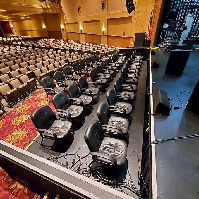 Front-row seats offer an intimate perspective on performances, close enough to see every expression and feel every emotion.