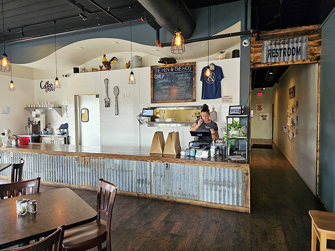 Where comfort food dreams begin&mdash;the counter where orders are placed and anticipation builds. Simple, rustic, and ready to make your day better.