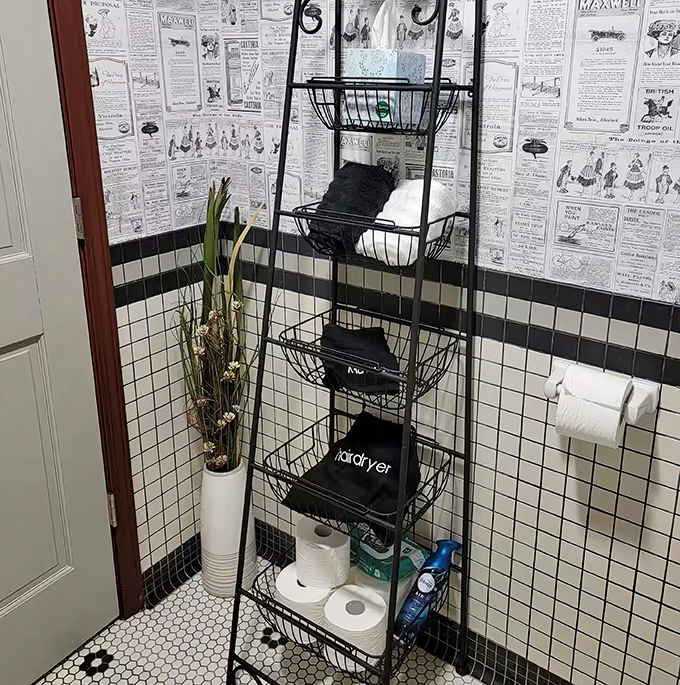 Even the smallest details haven't been overlooked &ndash; vintage-inspired toiletries and fluffy towels await after your soda fountain adventures.