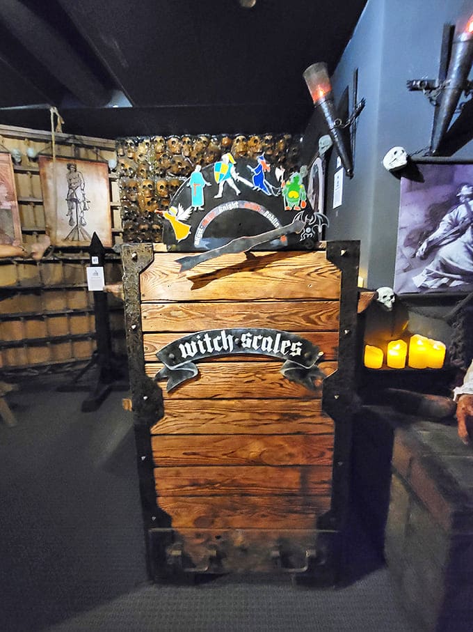 Witch scales supposedly determined guilt or innocence through methods that had zero basis in actual logic or fairness.