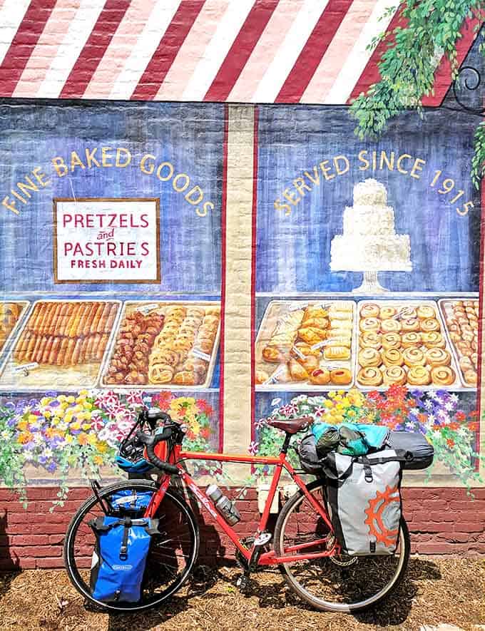 The bakery's mural tells its story in vibrant color &ndash; a century of serving happiness one pastry at a time to generations of Michiganders.