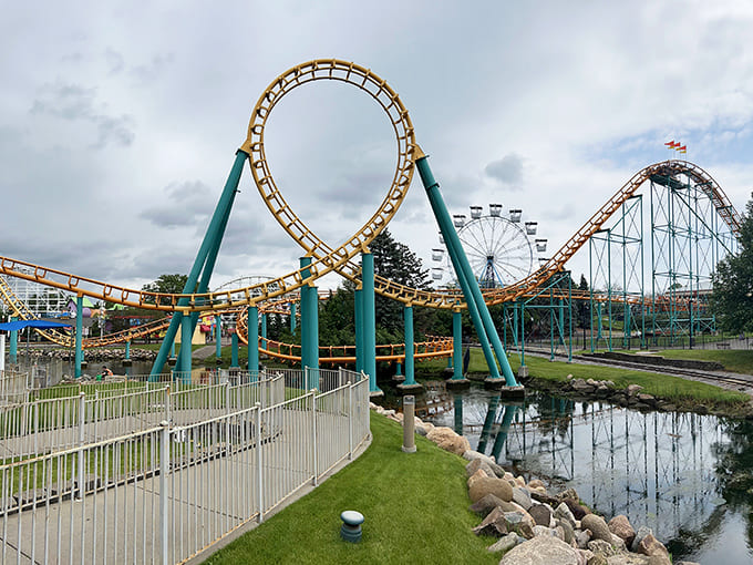 Corkscrew: This twisted teal masterpiece has been turning Minnesotans upside down since polyester was fashionable, proving some thrills never go out of style.